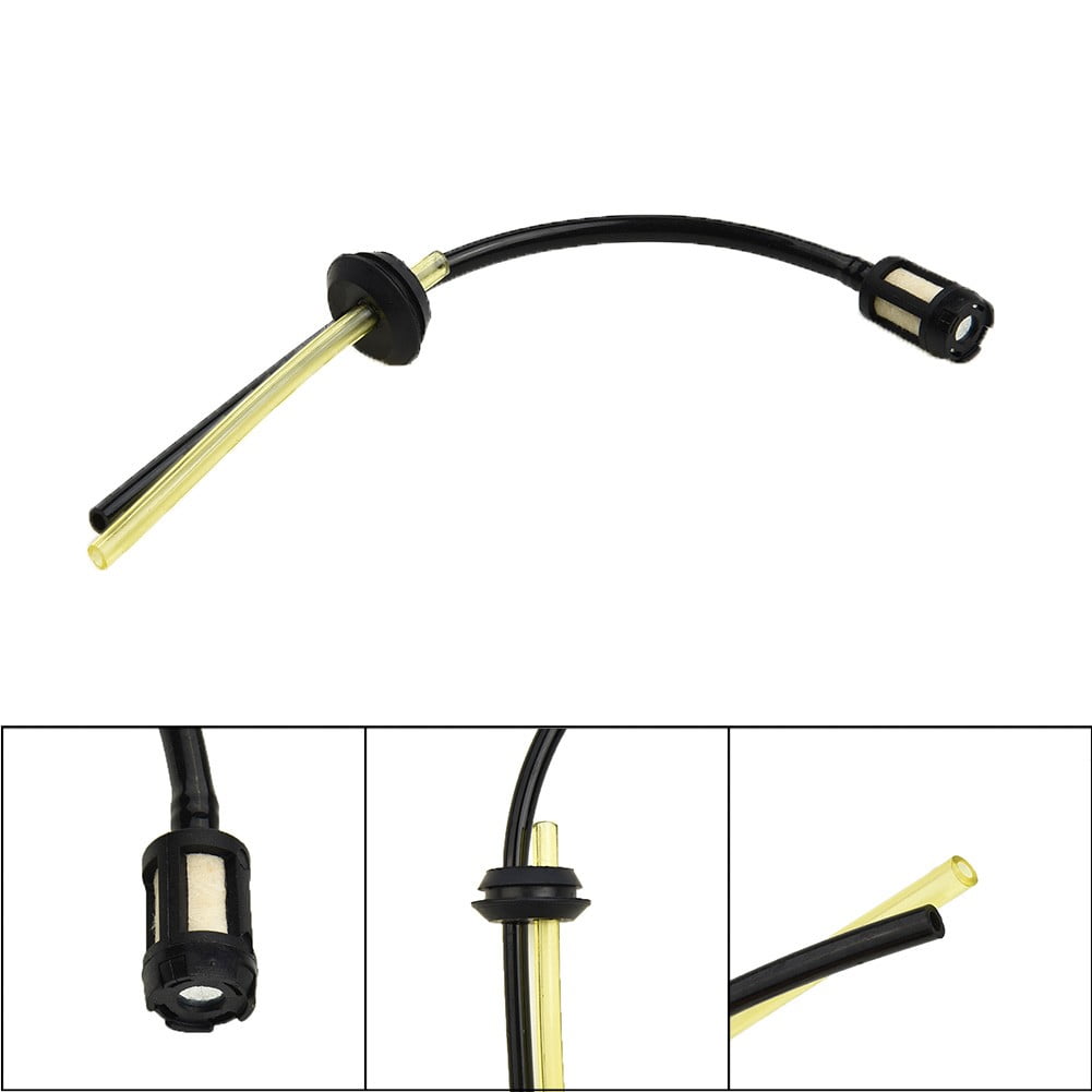Trimmer Brush Cutter Hose Pipe with Fuel Petrol Tank Filter, 21cm Main ...