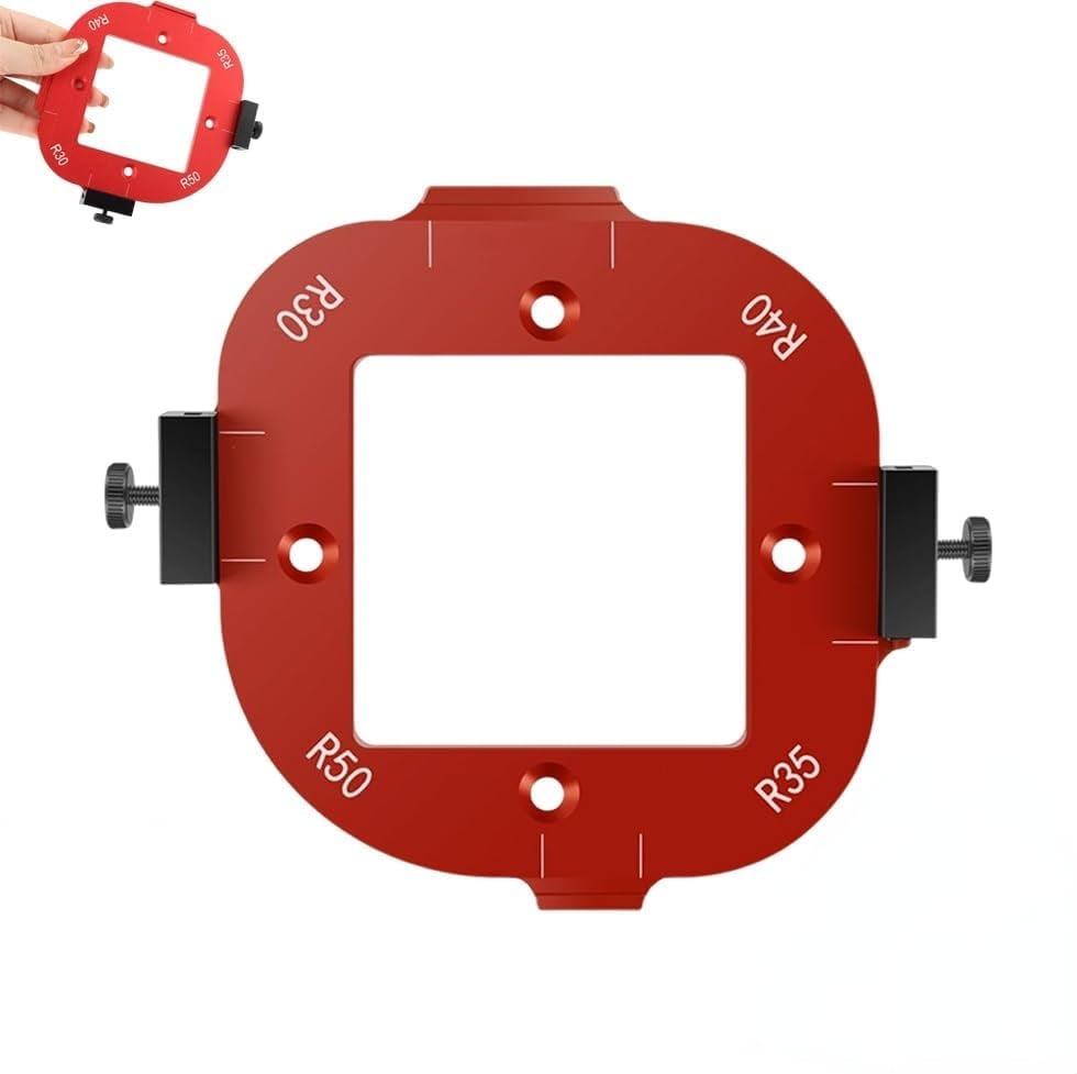 Trimmer Cutting R Angle Arc Template, Aluminum Alloy Router Rounding ...