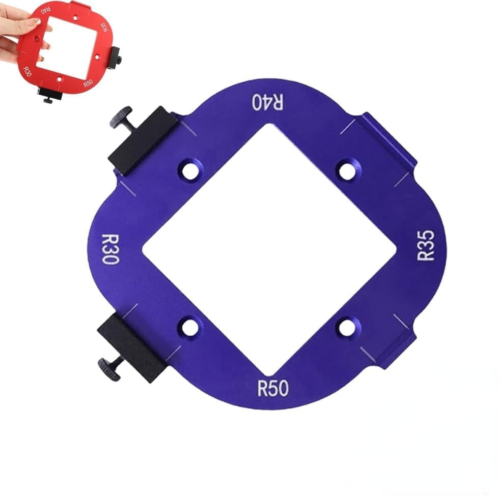 Trimmer Cutting R Angle Arc Template, Aluminum Alloy Router Rounding ...