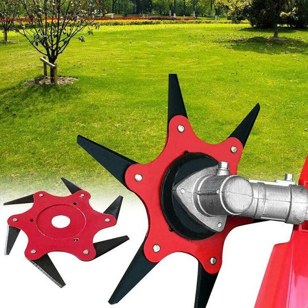 Trimmer Head Lawn Mower Head Accessories, 6 Teeth Trimmer Head Garden ...