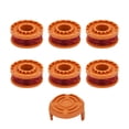 Trimmer Line Spool, 10FT 6-Pack Replacement for WORX WA0010 String ...