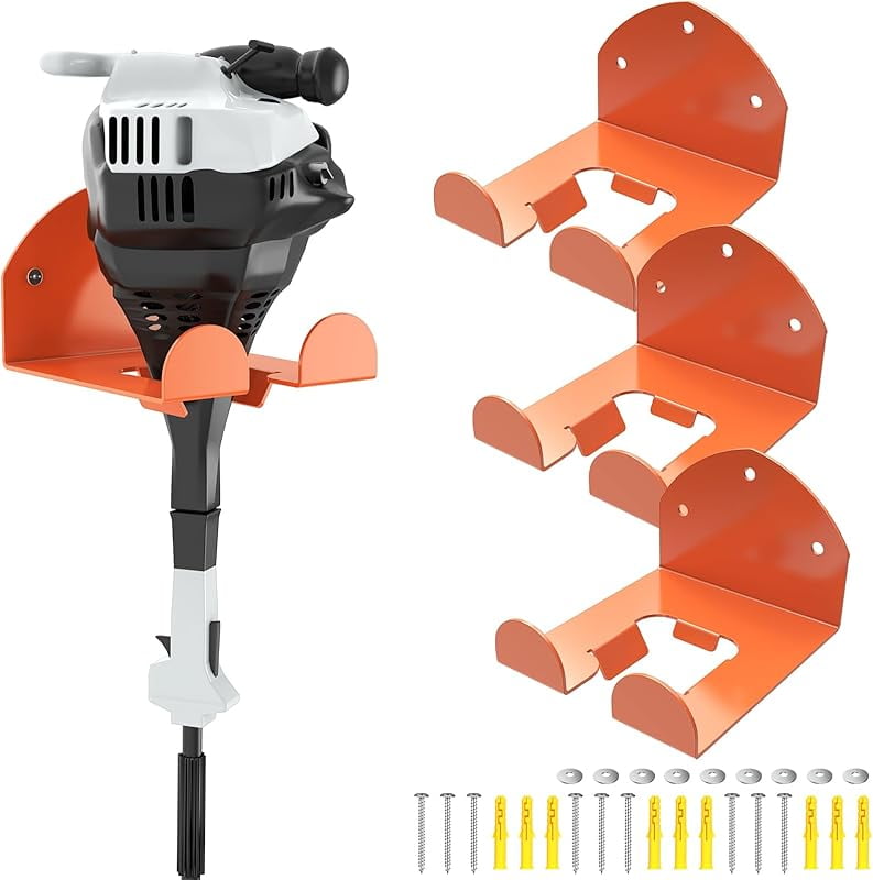 Trimmer Rack Wall Mount Heavy Duty Weedeater Hanger for Garage Wall ...