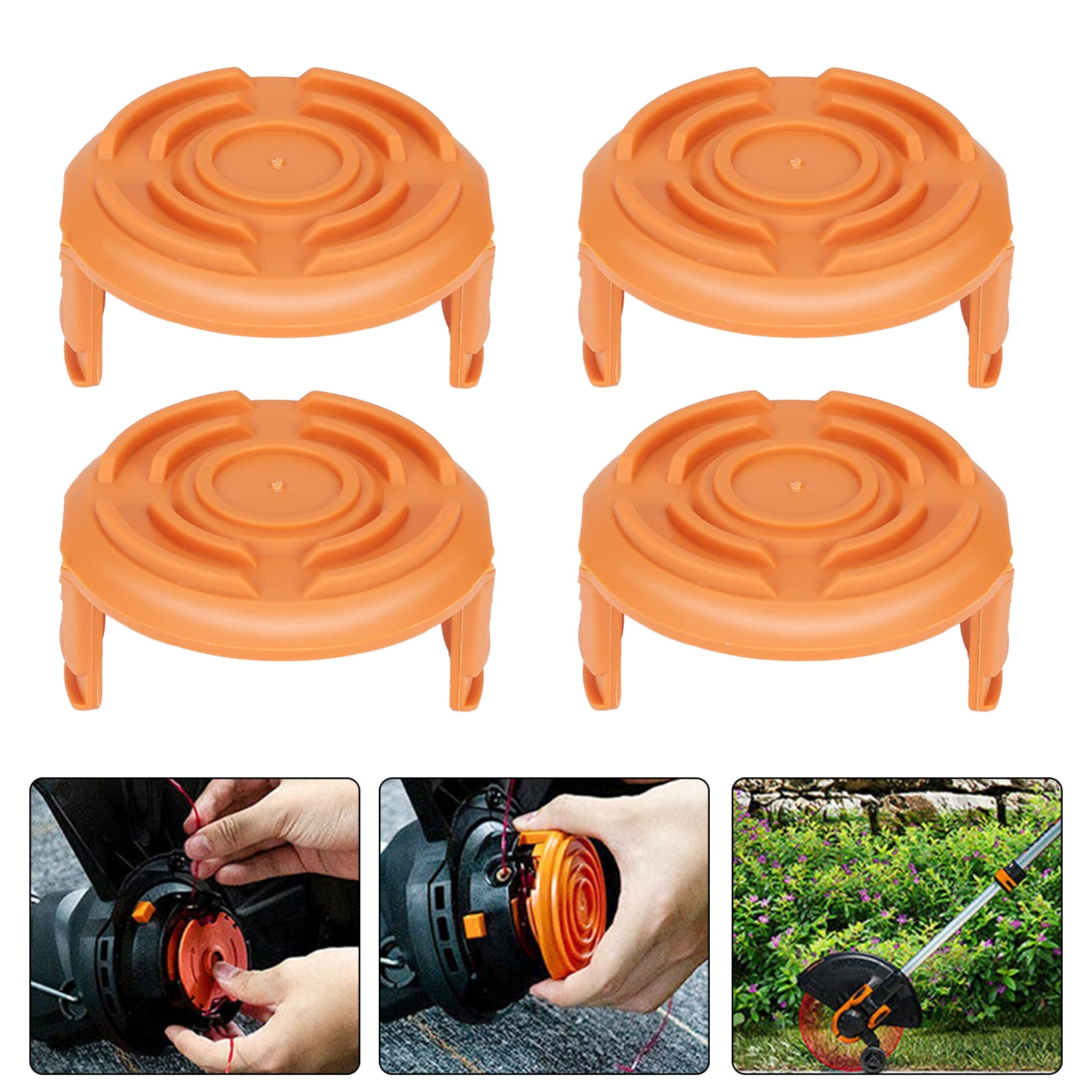 Trimmer Spool Cover Cap for worx Strimmer Head Replace WG150, WG151 ...