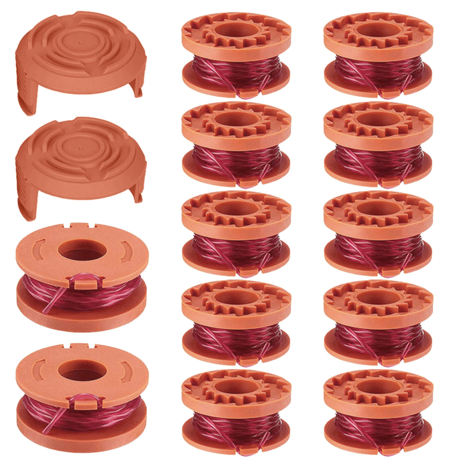Trimmer Spool Line for 14 Pack WA0010/WA6531 Edger Spools Replacement ...