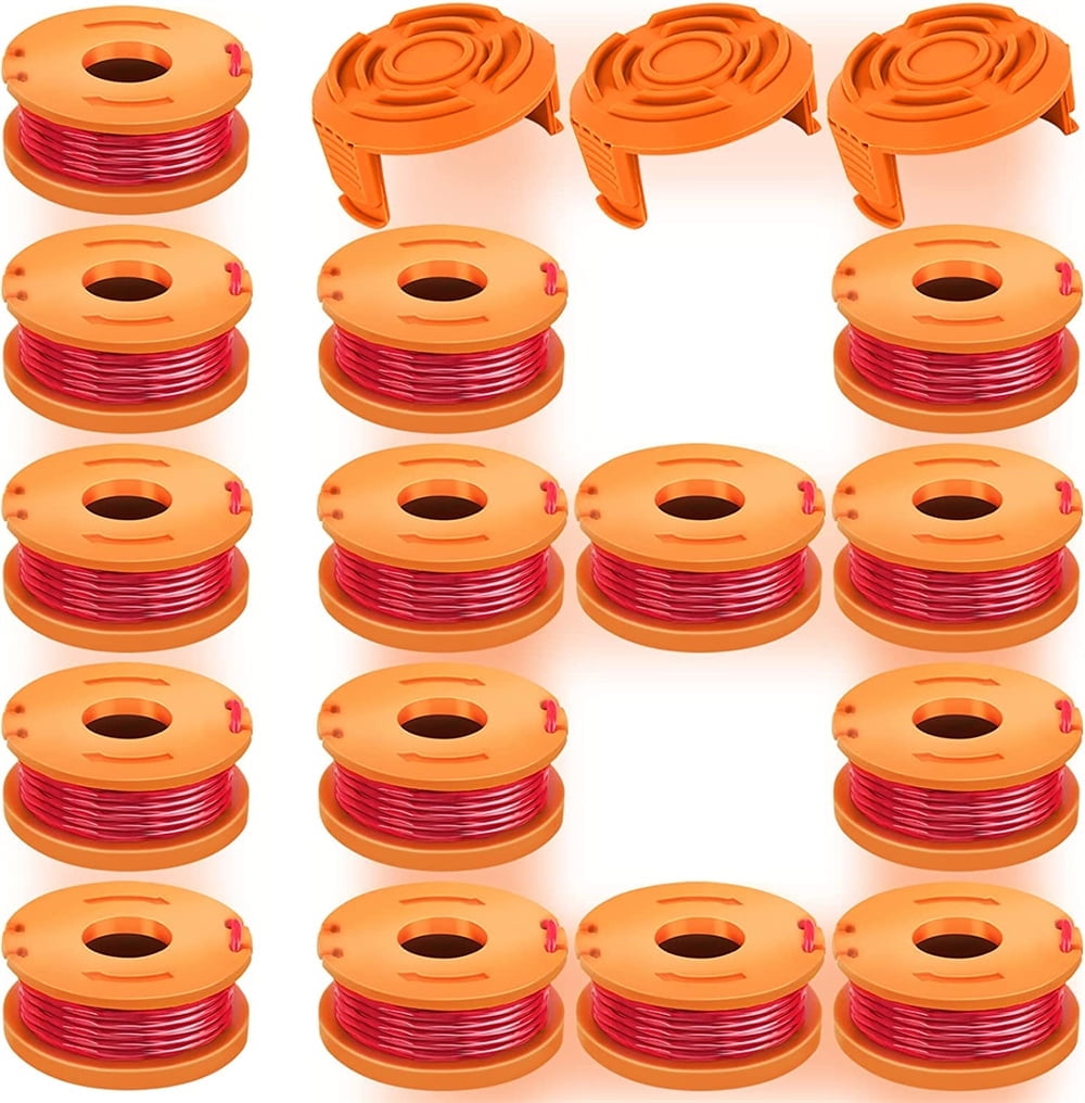 Trimmer Spool Line for Worx WA0010 WA0004 Replacement Spools for Worx ...