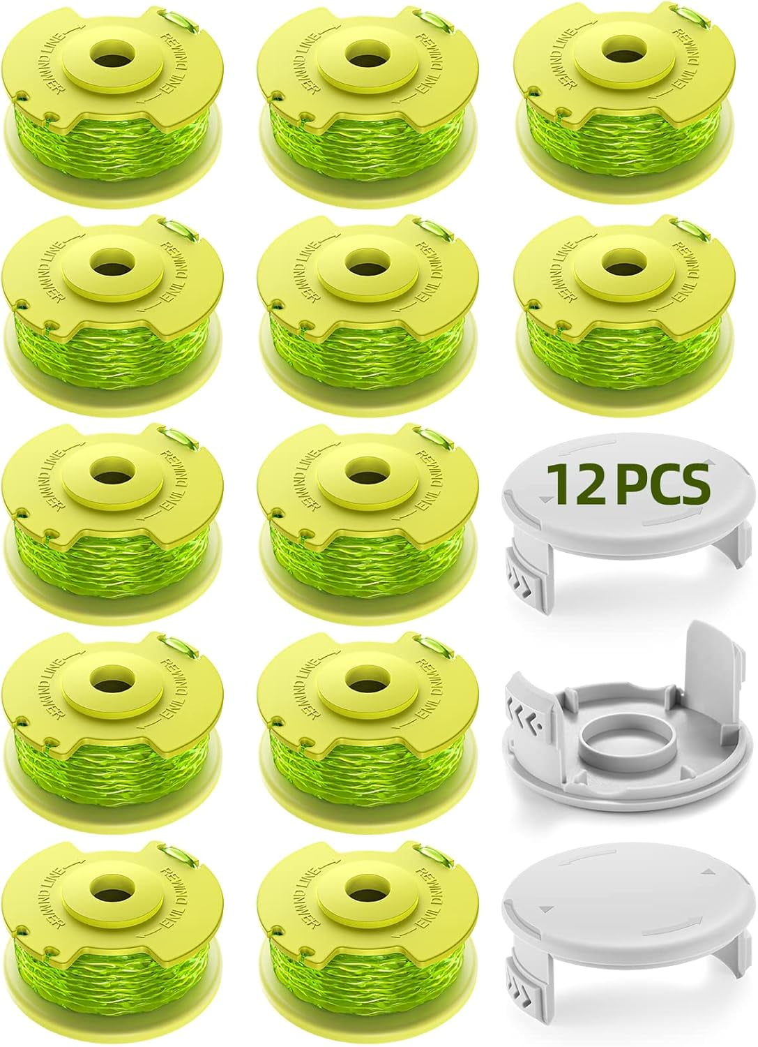 Trimmer String for Ryobi One Plus+ AC80RL3,11 FT/0.080-Inch，Spool ...