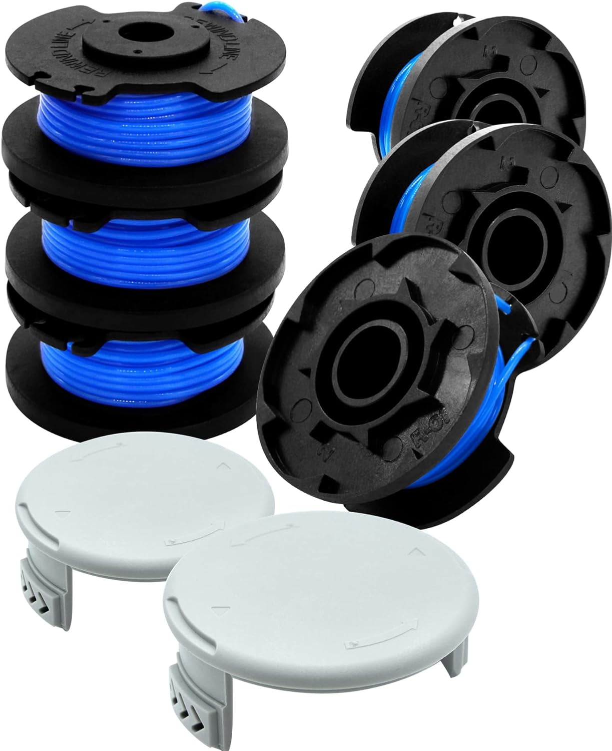 Trimmer line spool for Ryobi One+ 18V, 24V and 40V trimmers, 6 brush ...