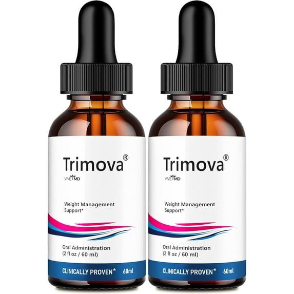 Trimova Drops, Trimova Liquid Keto Drops All Natural Formula (2 Pack ...