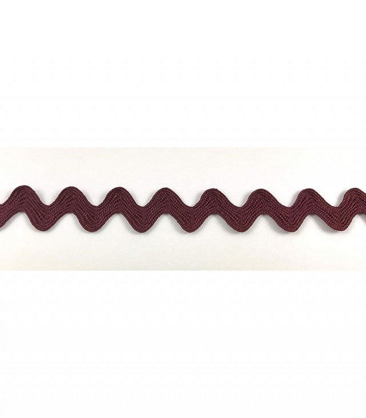 Trimplace Burgundy 1/2" Middy Ric Rac - Walmart.com
