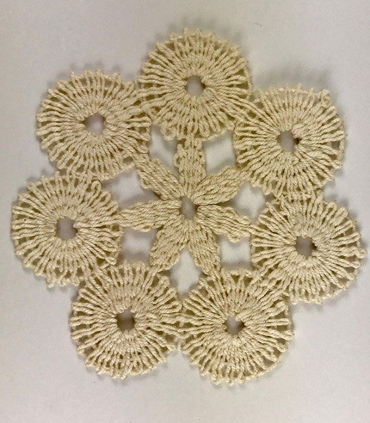 Trimplace Corded Natural Venice Lace Circle - 3 3/4 x 3 3/4 - Walmart.com