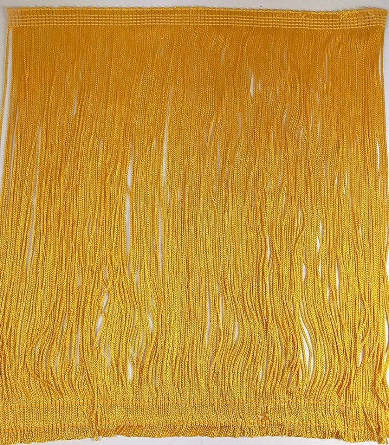 Trimplace Flag Gold 12 Inch Rayon Chainette Fringe - Sold By The Yard ...