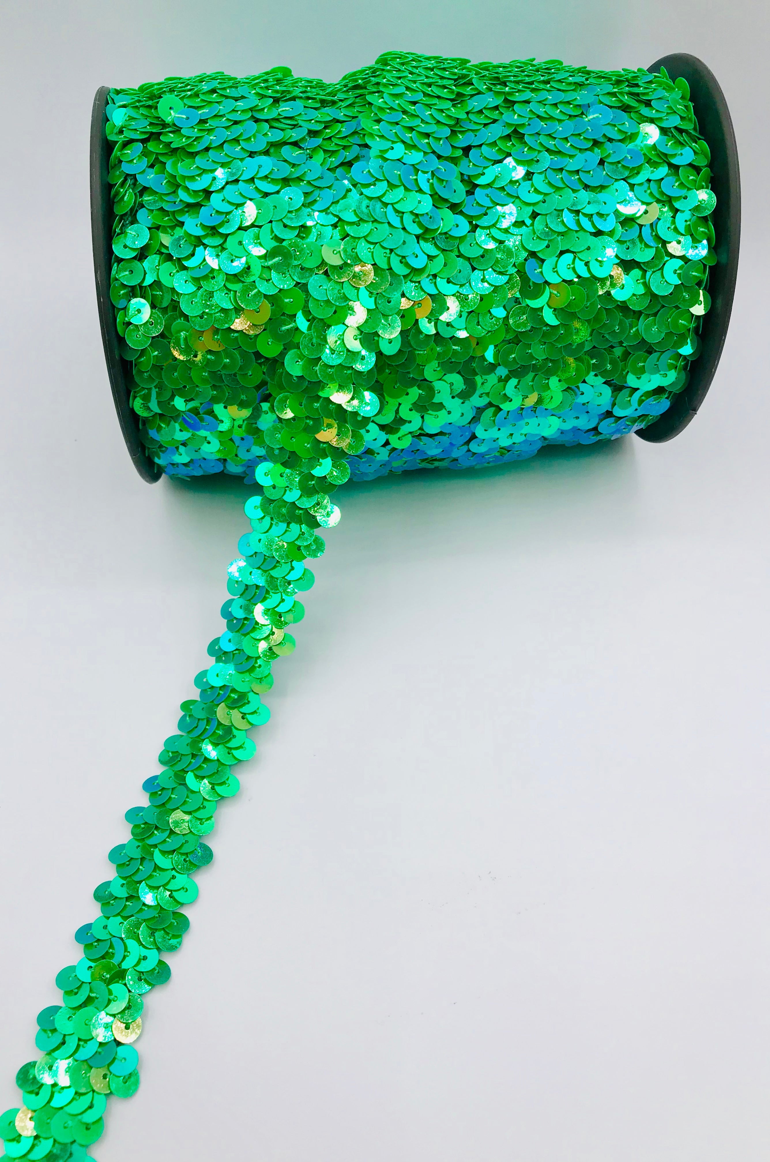 Trimplace Jade Iris (2 Row) 3/4" Zig Zag Stretch Sequin - Walmart.com