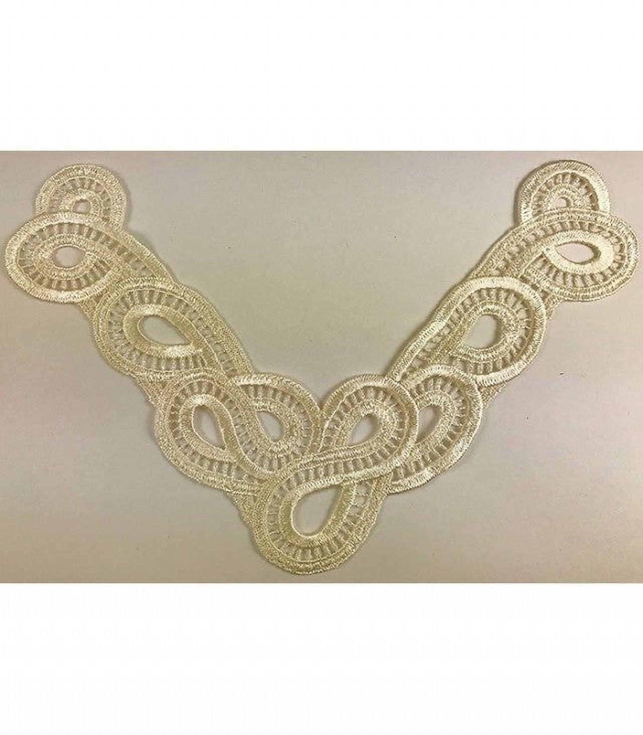 Trimplace Natural Contemporary Venice Lace Front Yoke - Walmart.com