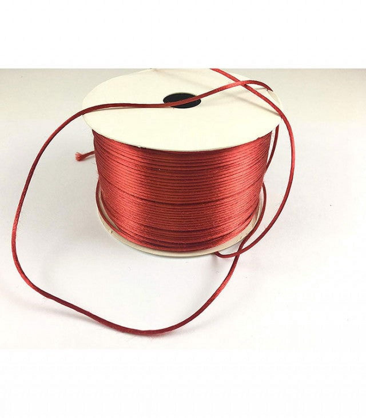 Trimplace (Rust) Petite Satin Cord Rattail Chinese Knot - 1.5mm ...