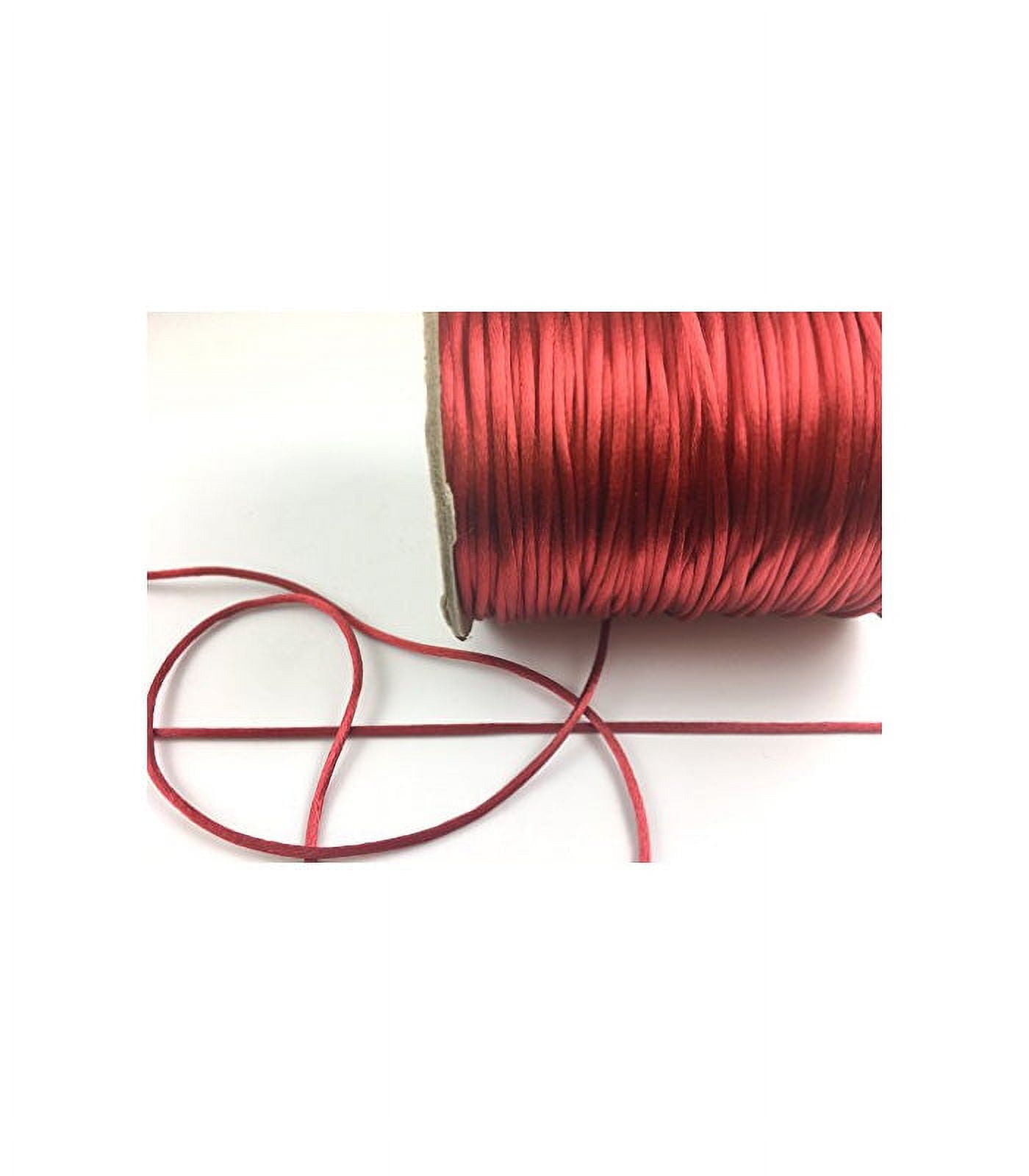 Trimplace Rust Satin Cord Rattail Chinese Knot 2mm - Walmart.com