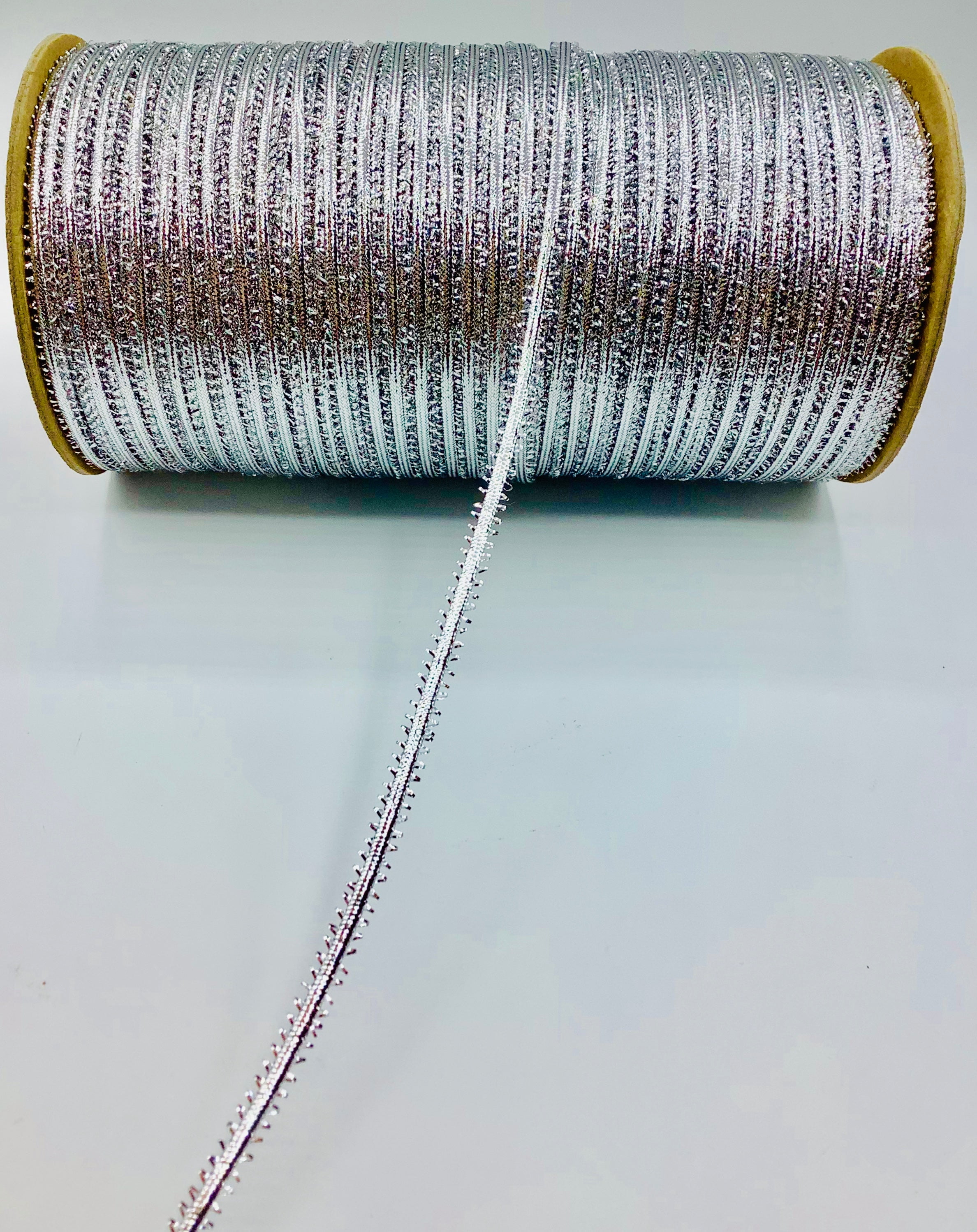 Trimplace Silver 1/4" Pico Edge Braided Trim - Walmart.com