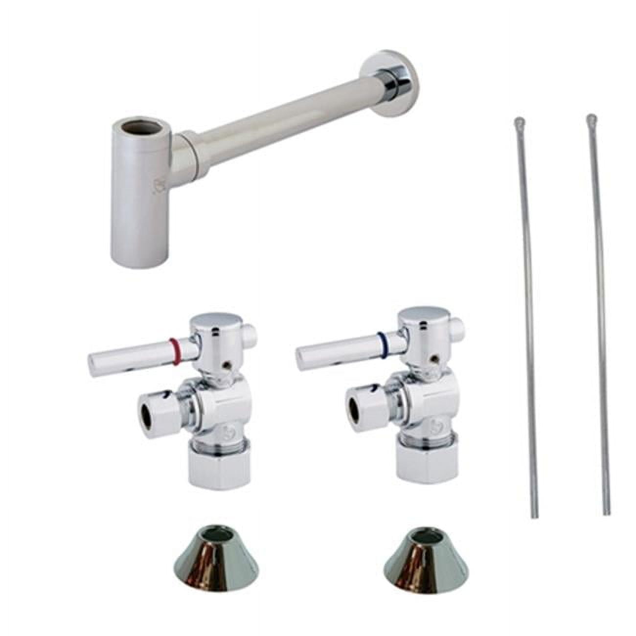 Trimscape Contemporary Plumbing Sink Trim Kit with P Trap for Lavatory ...