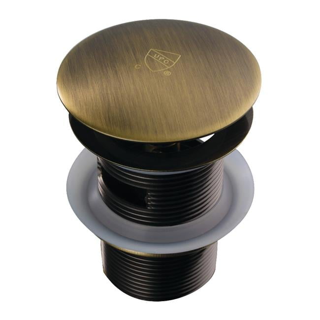 Trimscape Toe-Touch Tub Drain with Overflow, Antique Brass - Walmart.com