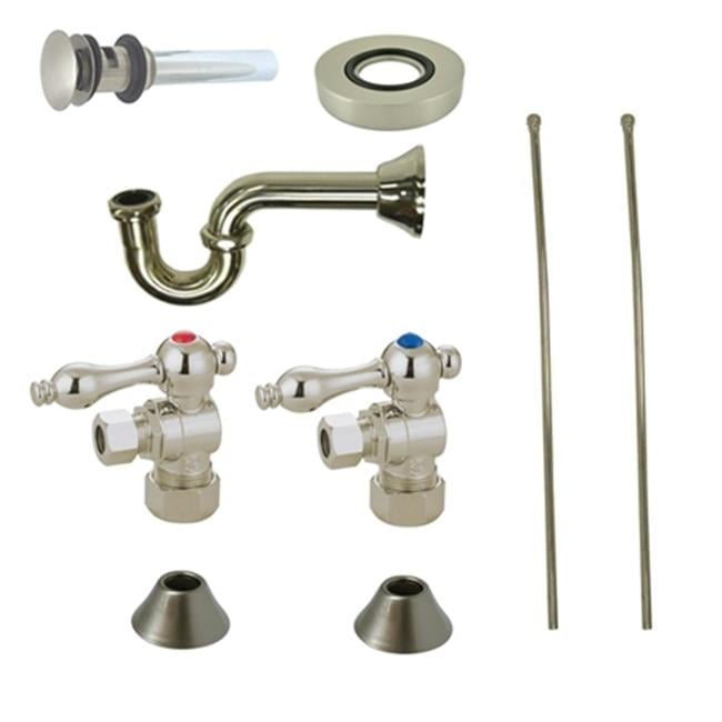 Trimscape Traditional Plumbing Sink Trim Kit with P Trap for Vessel ...