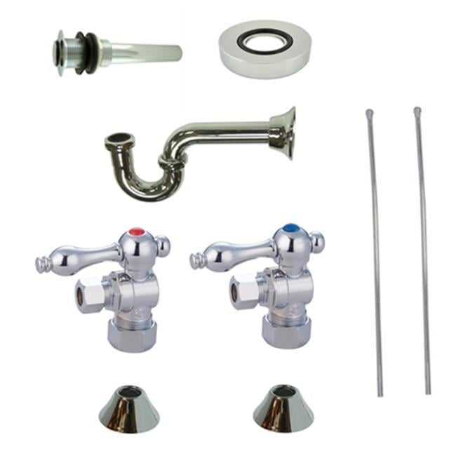 Trimscape Traditional Plumbing Sink Trim Kit with P Trap for Vessel ...