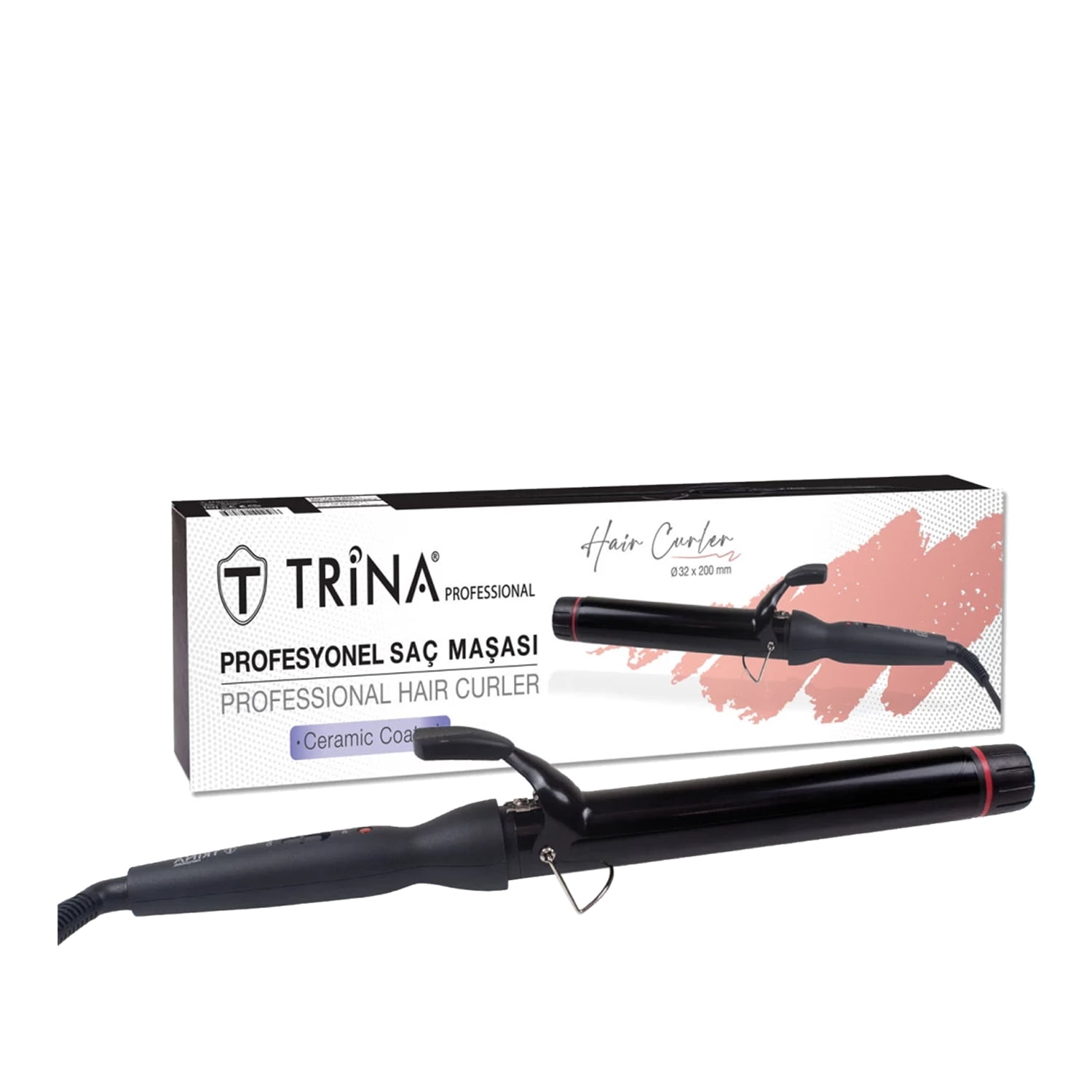 Trina Hair Curling Iron 0048 32mm - Walmart.com