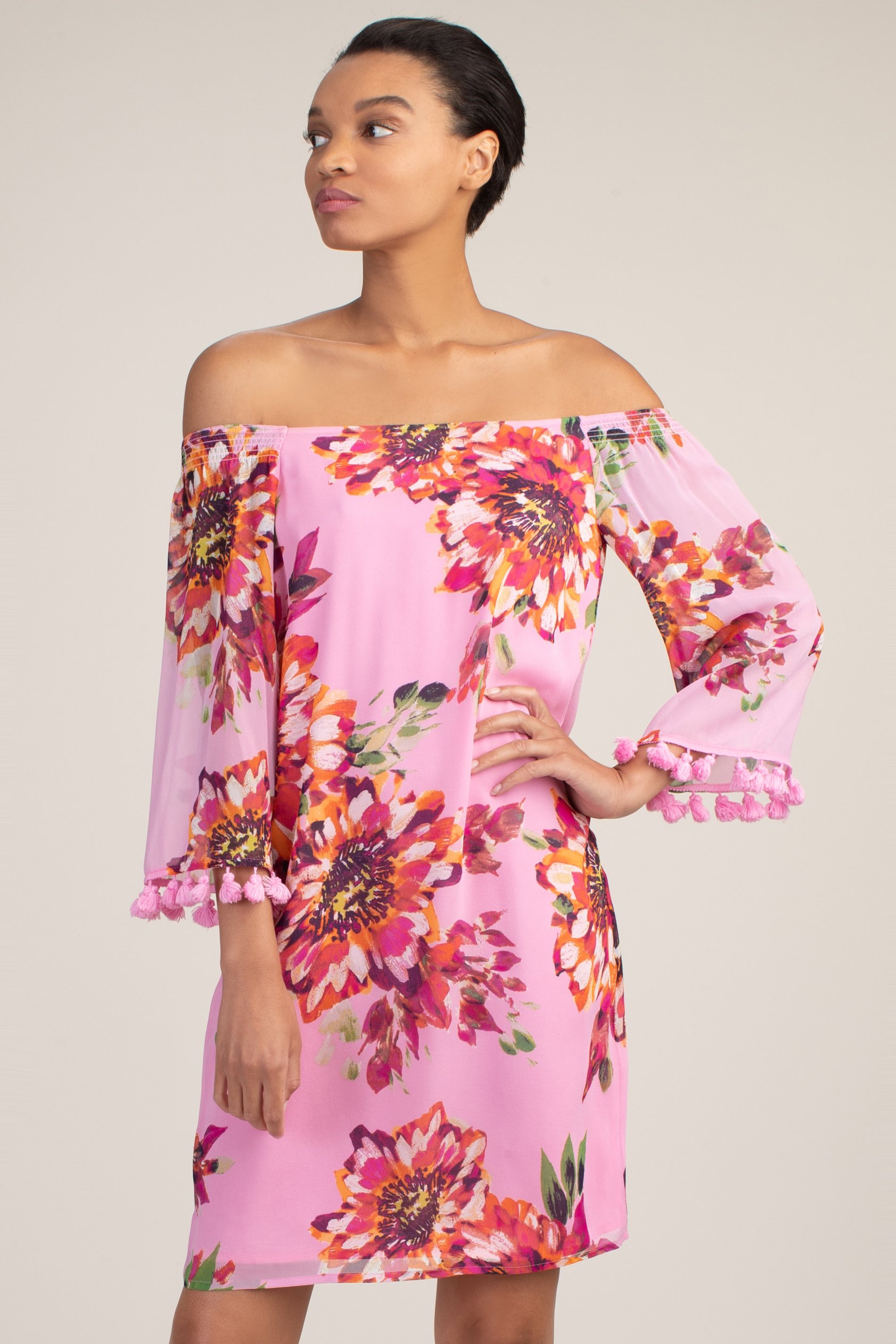 Trina Turk Amaris Dress In Desert Bloom - Walmart.com