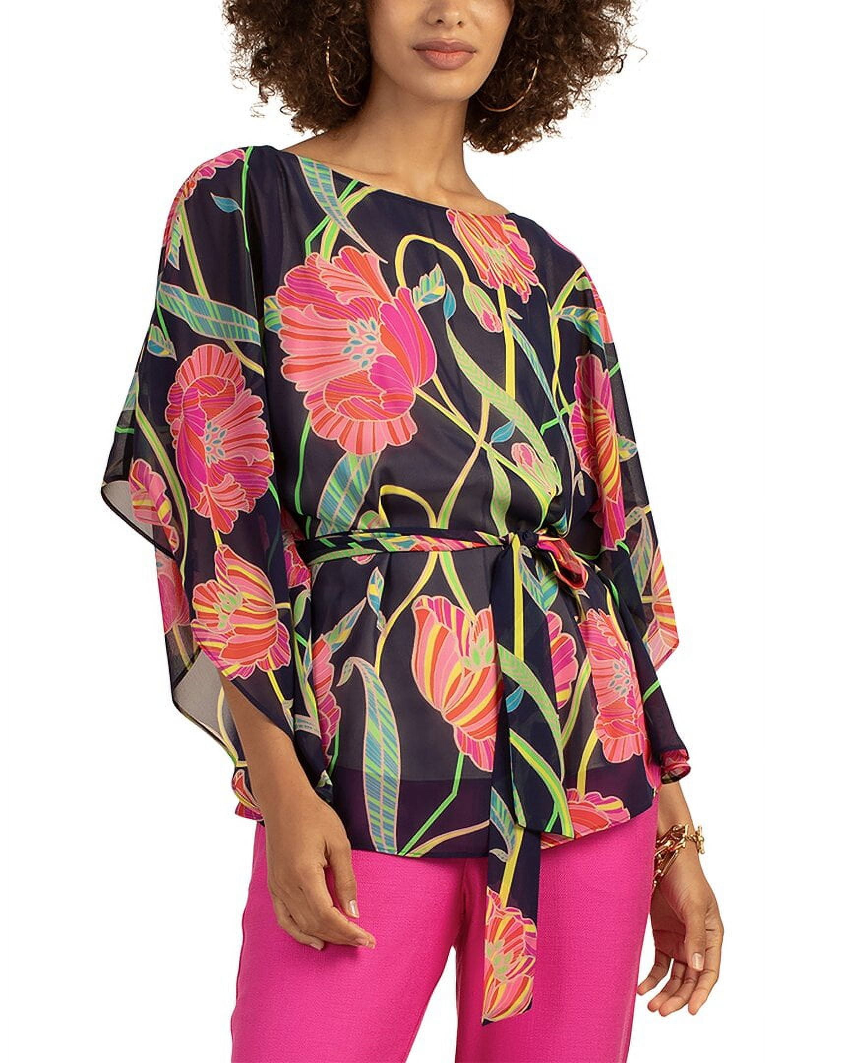 Trina Turk womens Regular Fit Eye Opener 2 Top, XS - Walmart.com
