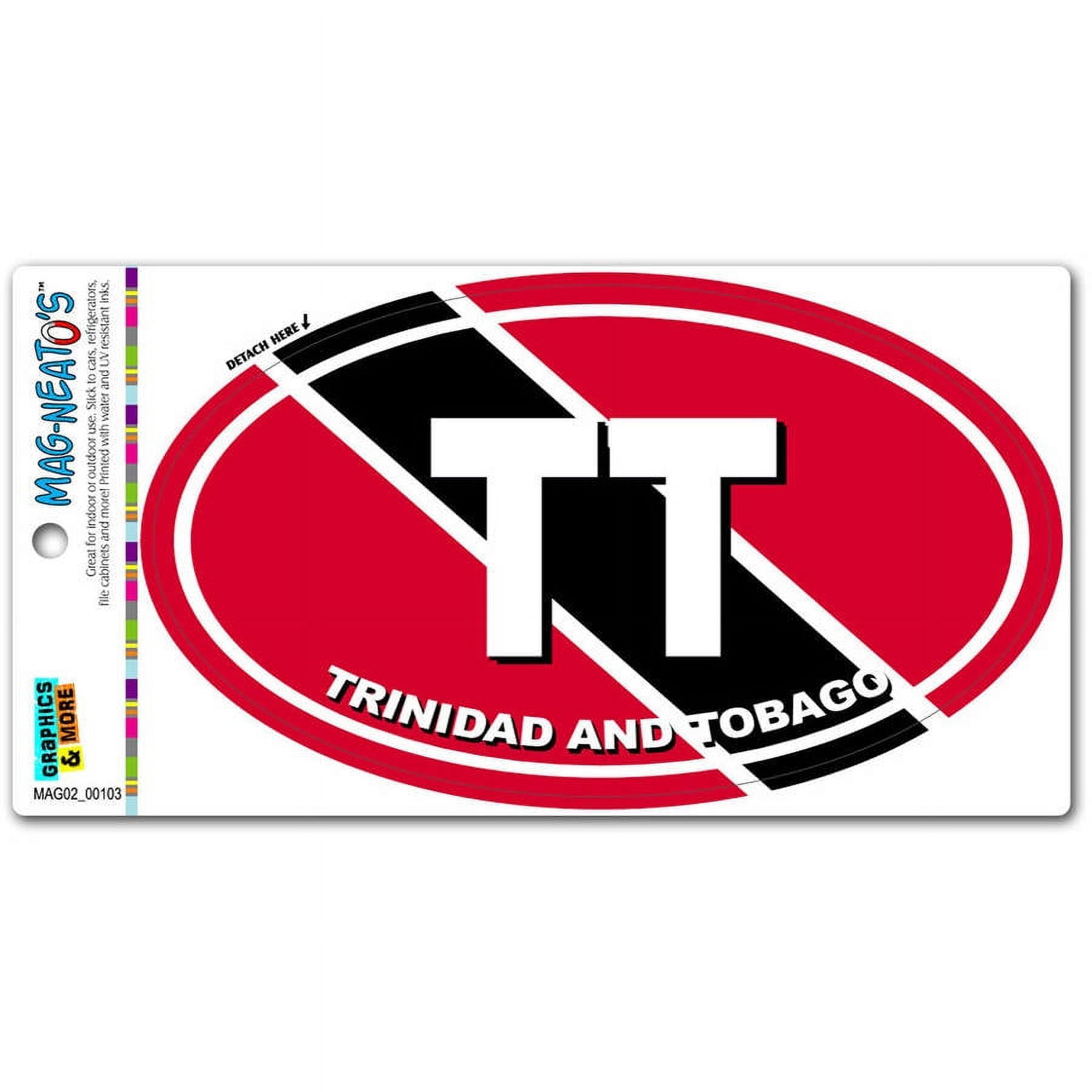 Trinidad And Tobago Country Flag TT Euro Oval Flag Automotive Car ...