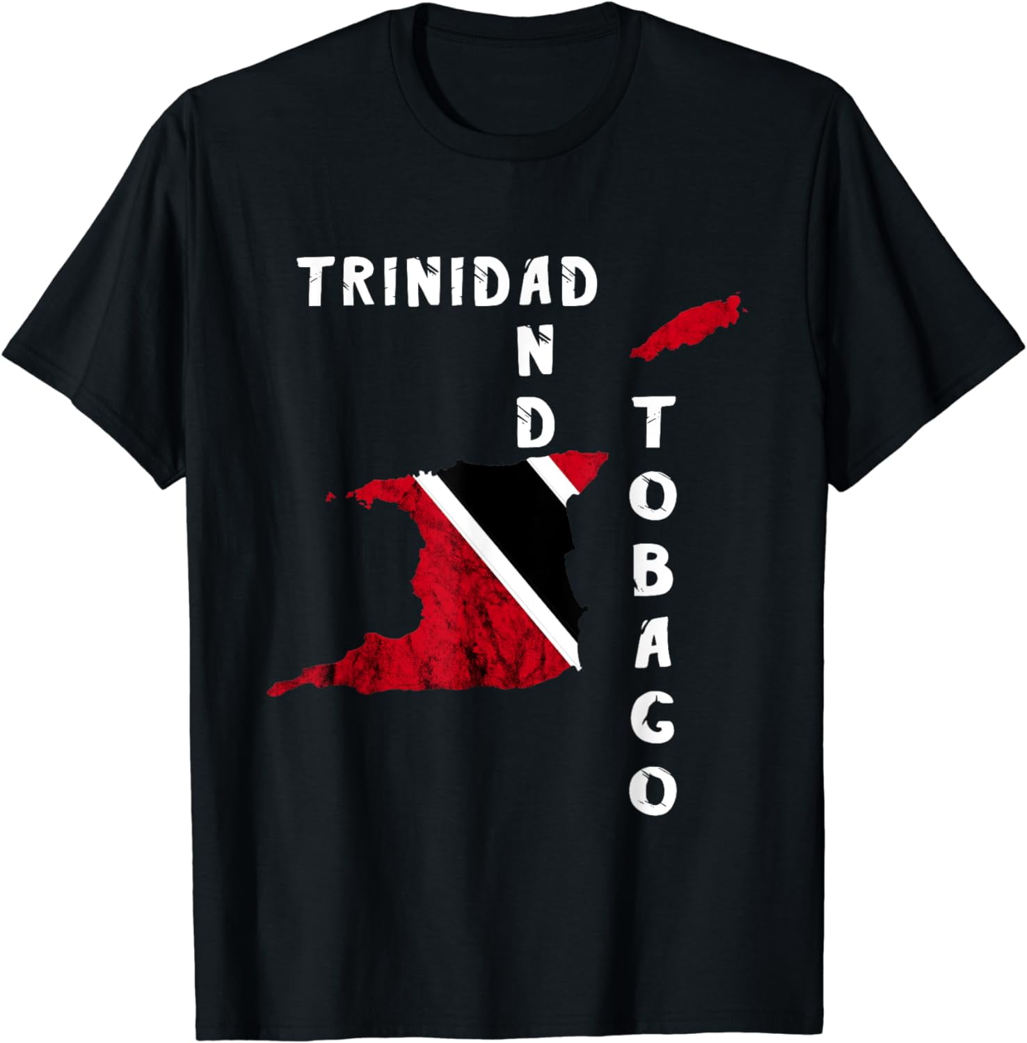 Trinidad And Tobago Map Pride Trinidadian Roots Flag T-Shirt - Walmart.com