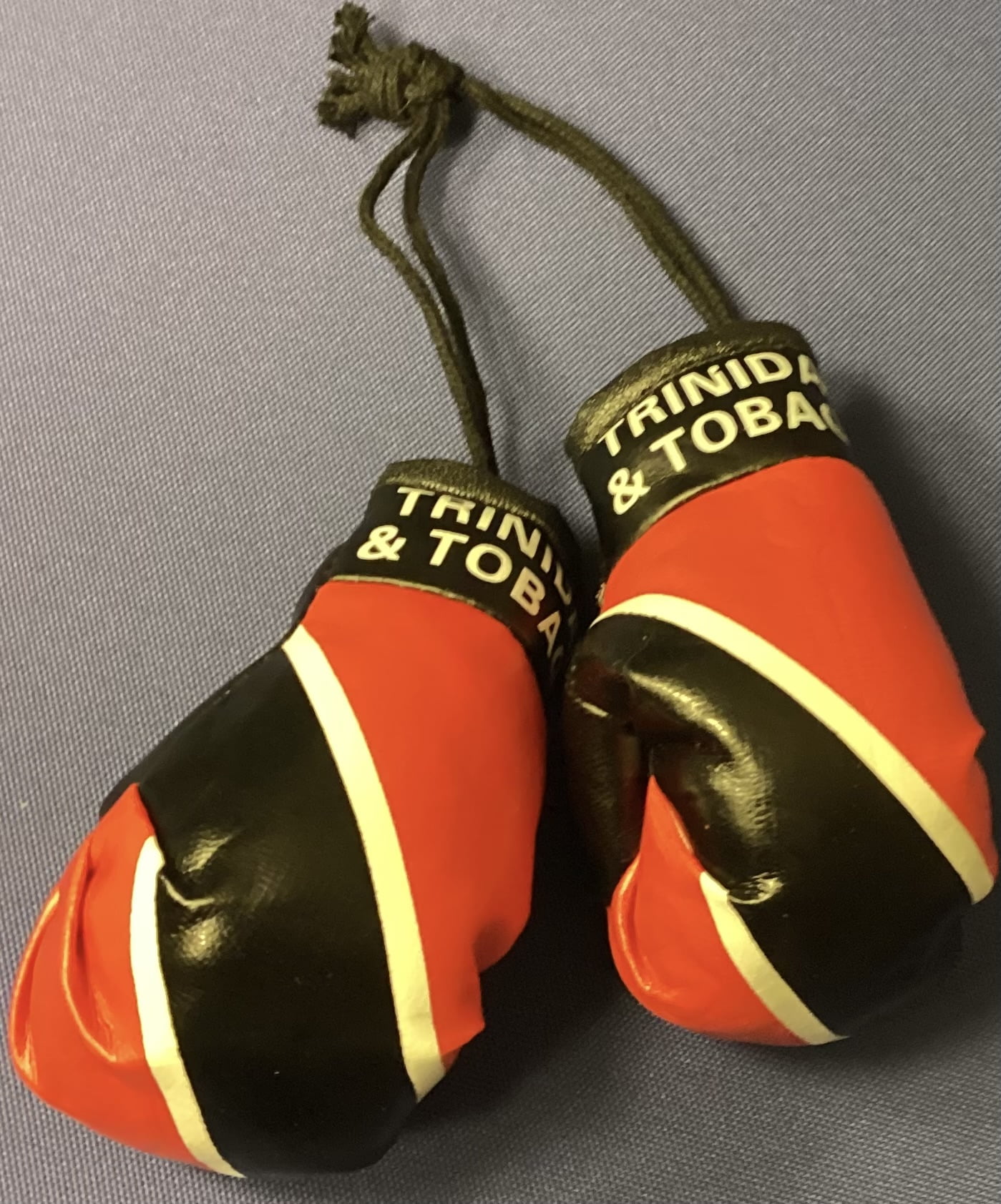 Trinidad & Tobago Mini boxing gloves Car Rearview window - Walmart.com