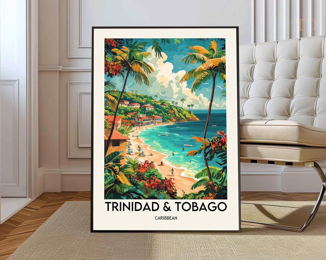 Trinidad And Tobago Travel Poster No 2, Trinidad And Tobago Art ...