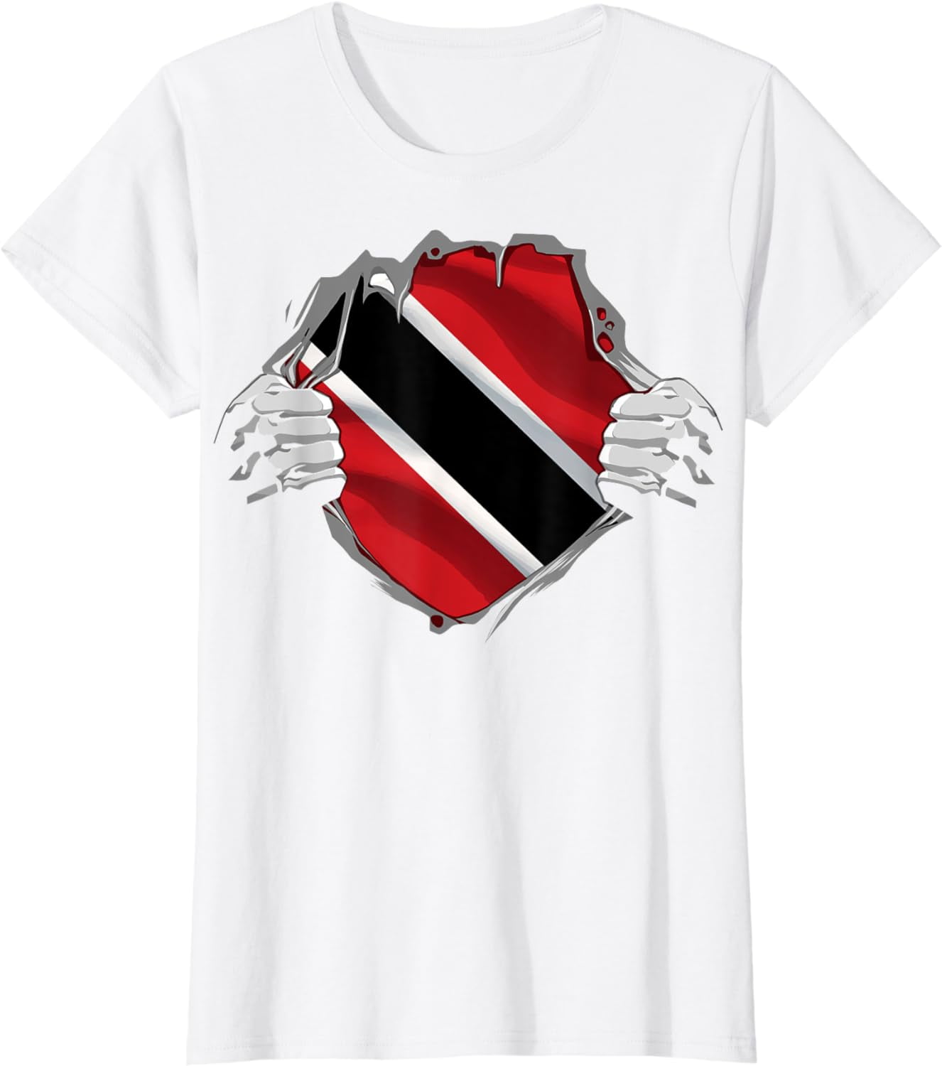 Trinidad and Tobago Clothing Trini Flag Roots Trinidadian T-Shirt ...