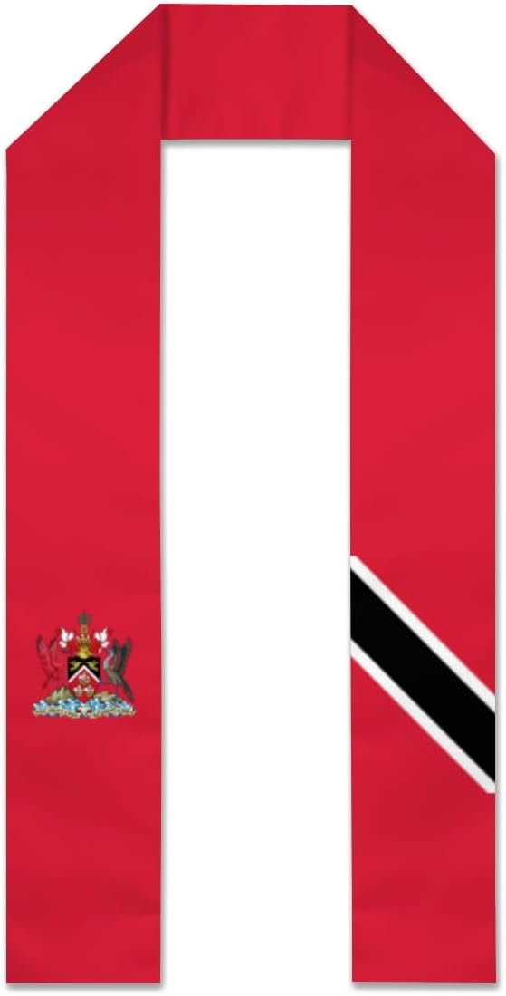 Trinidad and Tobago Emblem Flag Graduation Stole Graduate Shawl Sash ...