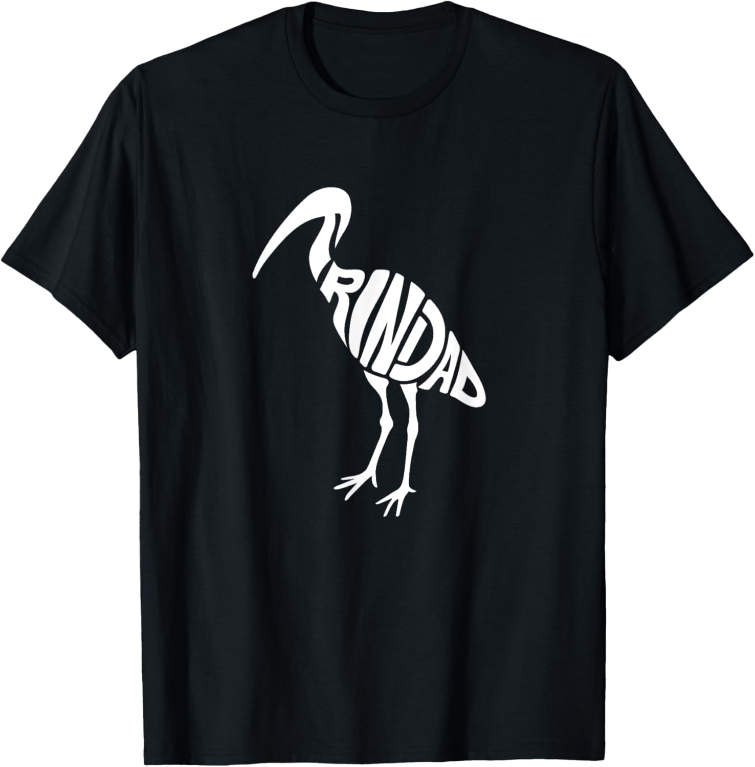 Trinidad and Tobago Scarlet Ibis Bird Word Art - Cute Animal T-Shirt ...
