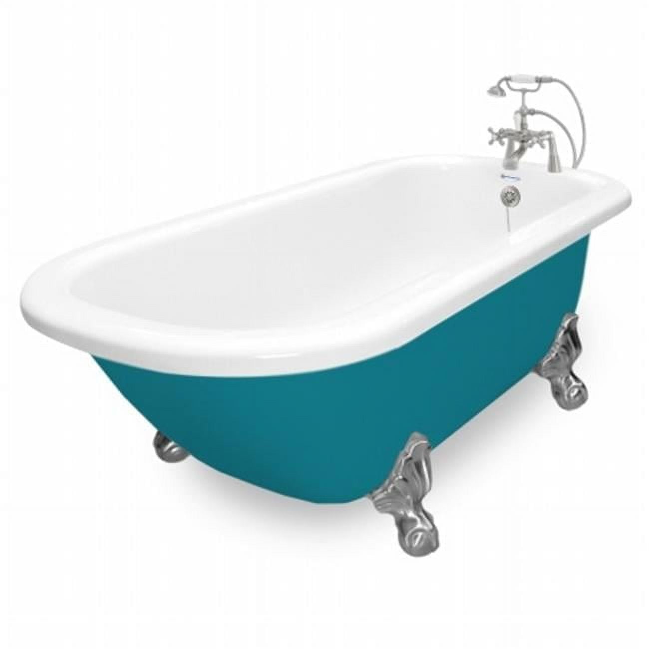 Trinity 60 in. Splash Of Color Acrastone Bath Tub- Large - Walmart.com