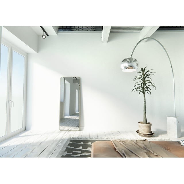 Trinity 67 in. x 24 in. Square Radius Mirror - Walmart.com