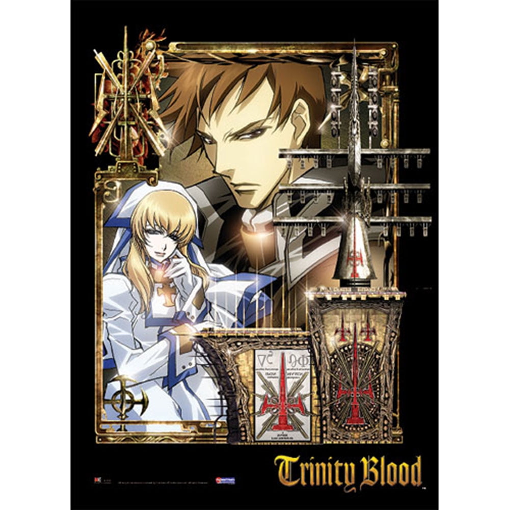 Trinity Blood Tres & Sister Cate Wall Scroll - Walmart.com