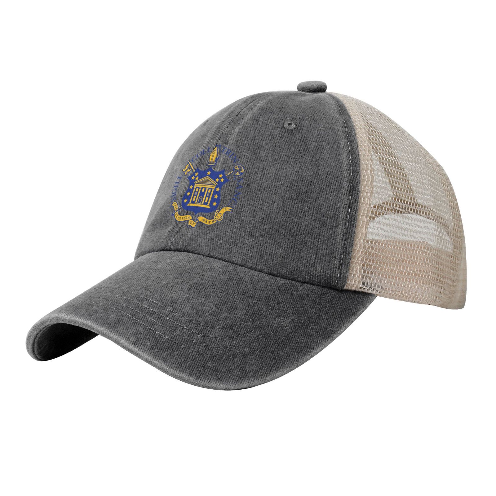 Trinity College Trinity University Logo Adjustable Baseball Cap Sport Vintage Washed Mesh ...