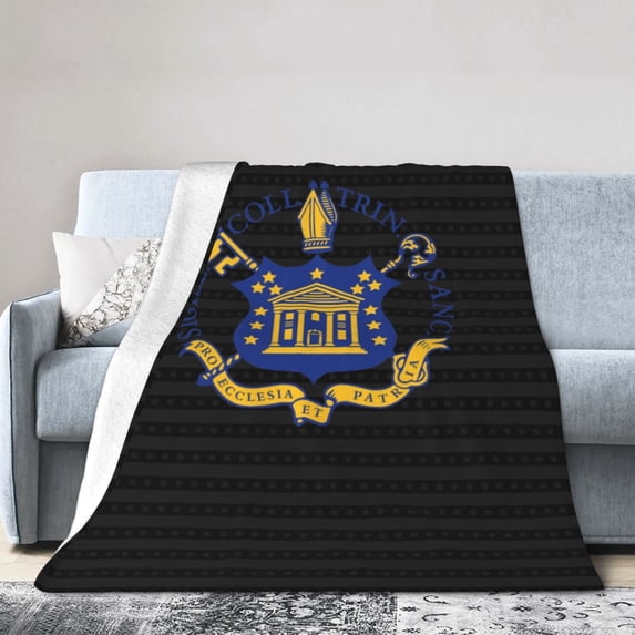 Trinity College Trinity University Logo Blanket Large Luxury Fleece ...