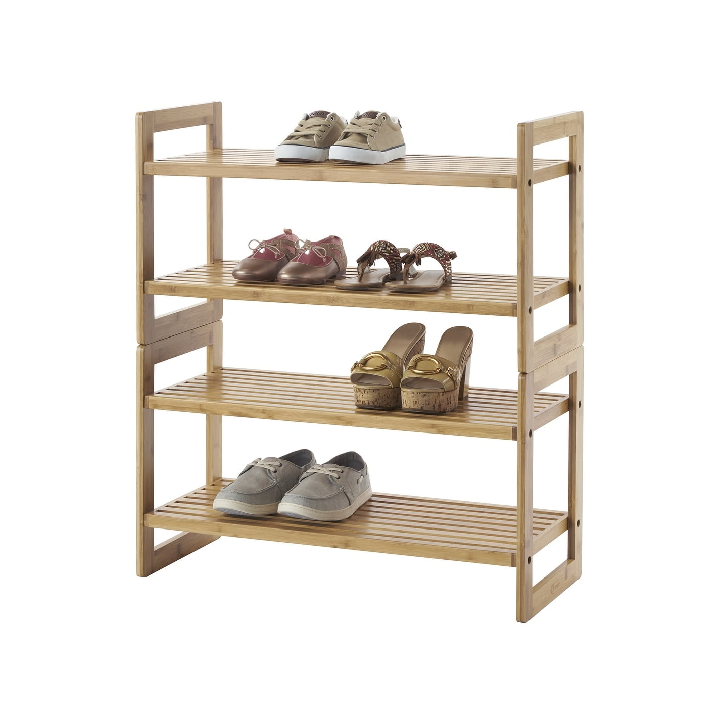 Trinity EcoStorage® Bamboo Shoe Rack, 2-Pack - Walmart.com