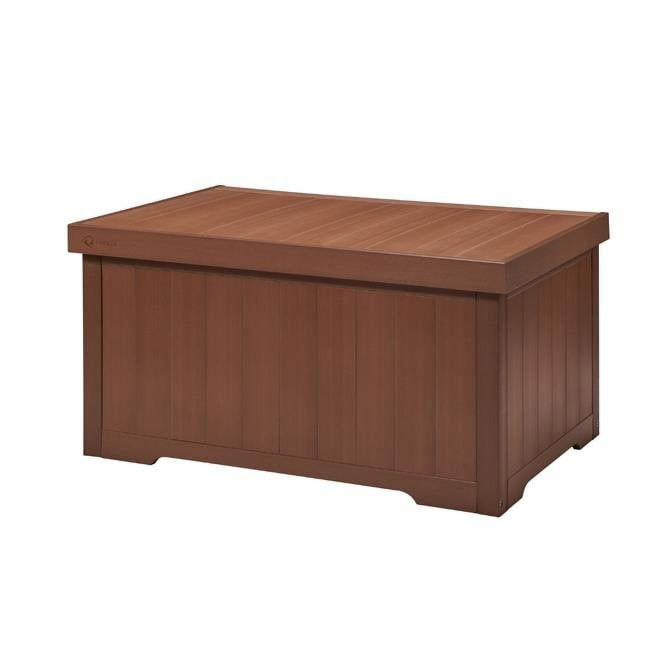 Trinity EcoStorage Outdoor Deck Box - Amber Brown - 70 gal - Walmart.com