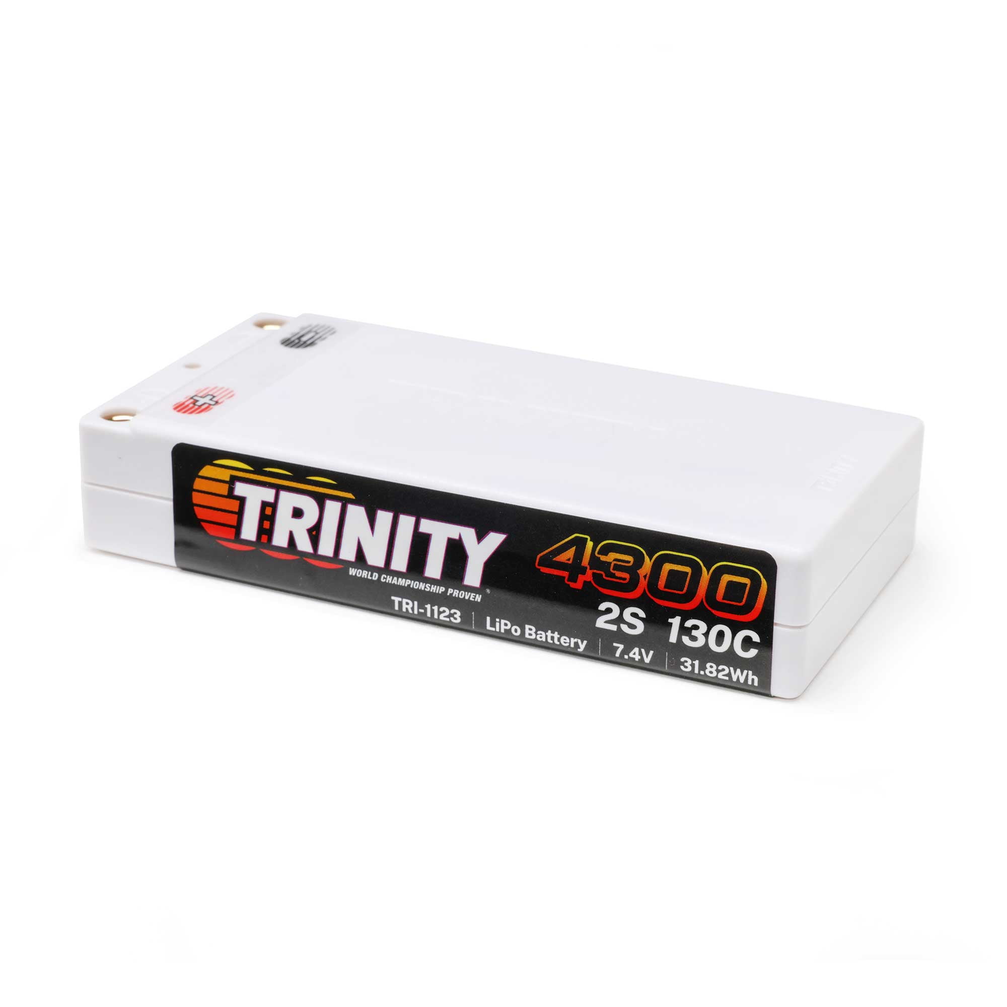Trinity/Epic 4300mah 2S 7.4V 130C Shorty 5mm Bullets TRI-1123 - Walmart.com