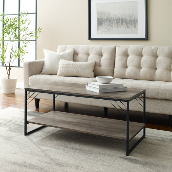Trinity Grey Wash Coffee Table by River Street Designs - Walmart.com