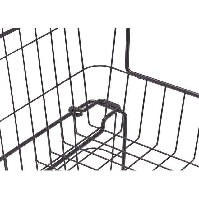 Trinity Stackable Wire Baskets Dark Bronze 2-Pack 19" wide - Walmart ...