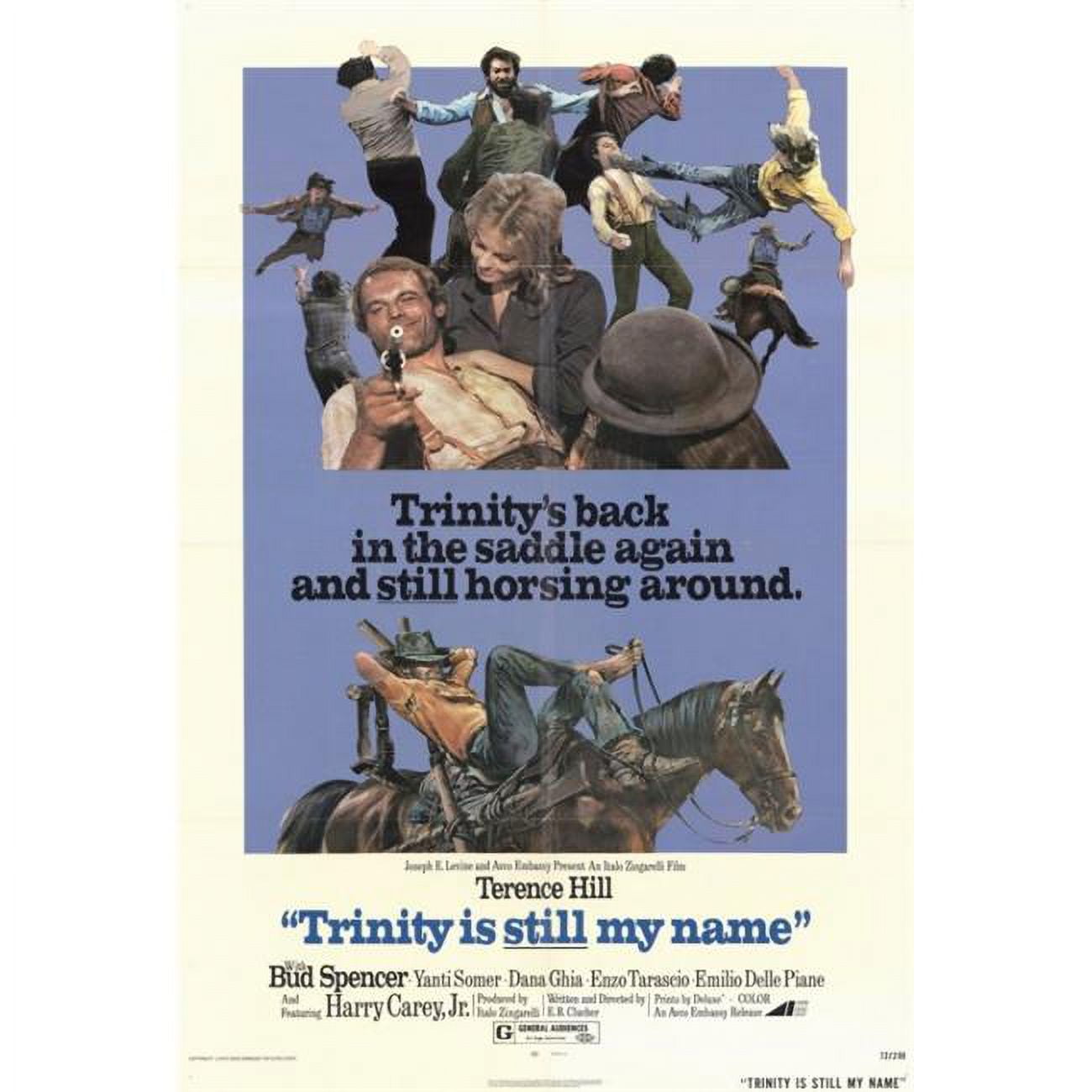 Trinity is Still My Name Movie Poster - 27 x 40 in. - Walmart.com