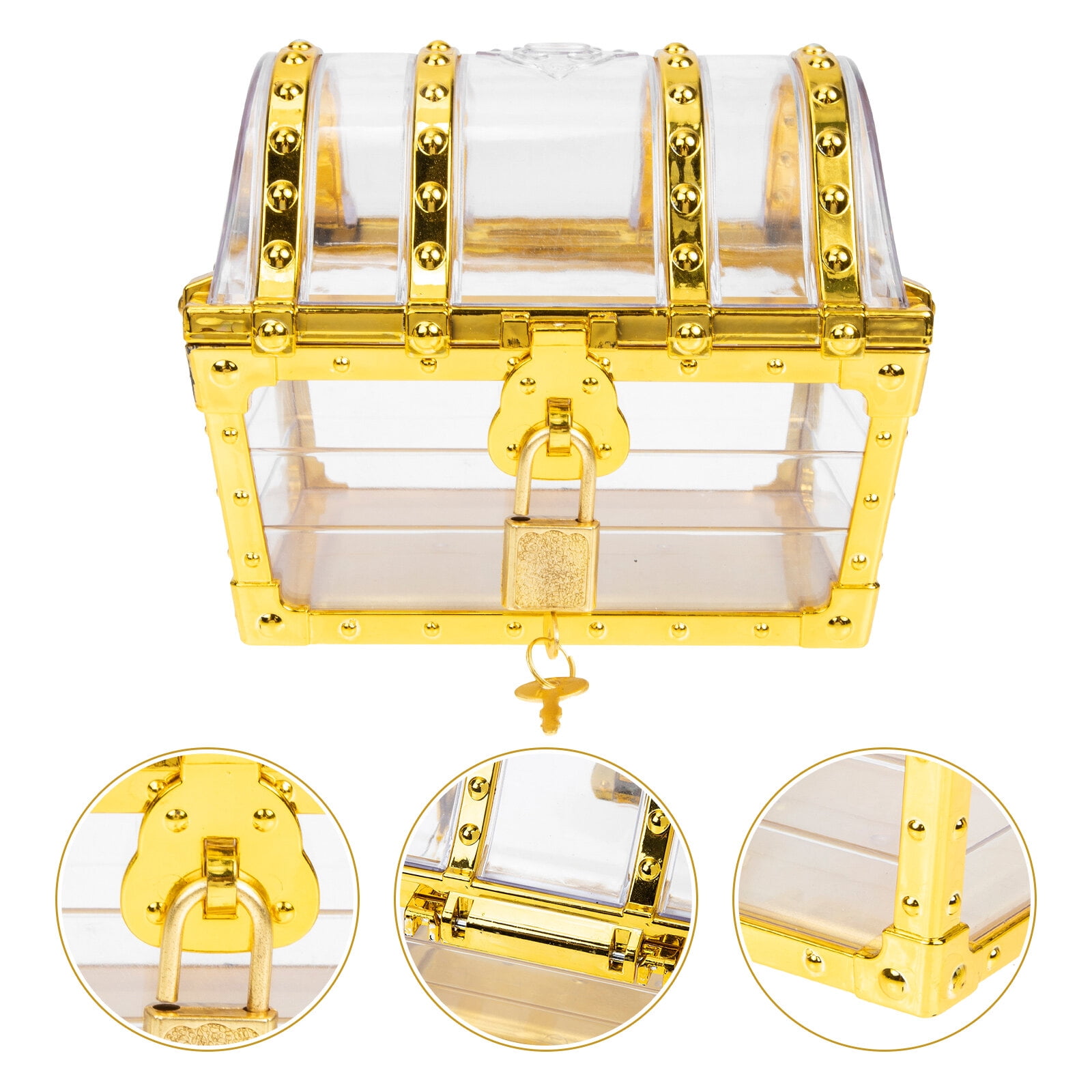 Trinket Keepsake Treasure Chest Pirate Chest Keepsake Box Small Jewelry ...