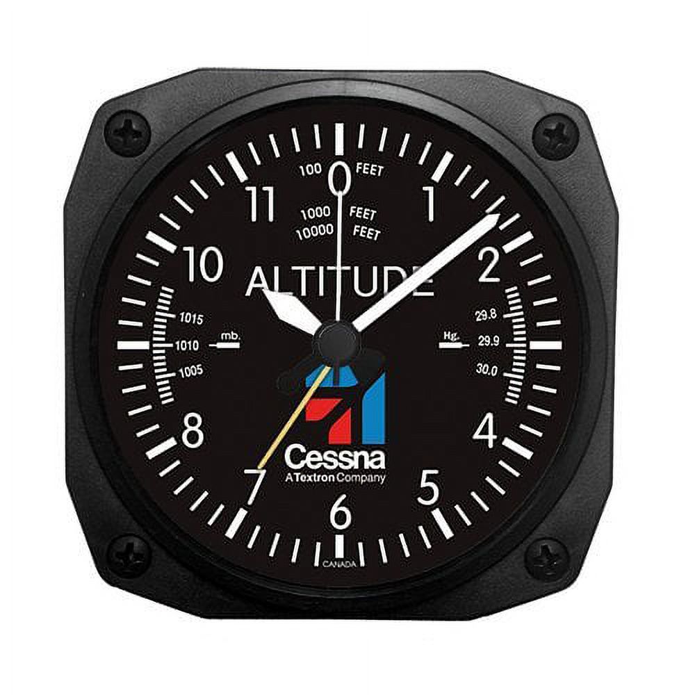 Trintec Aviation Classic Altimeter CESSNA Desk Top Travel Alarm Clock ...
