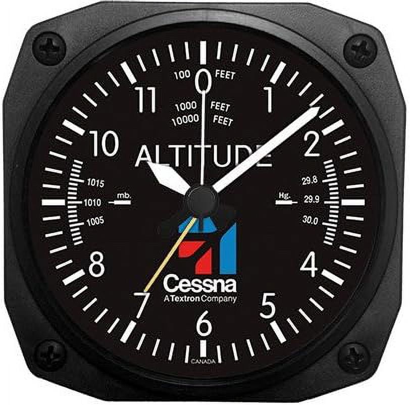 Trintec Aviation Classic Altimeter CESSNA Desk Top Travel Alarm Clock ...