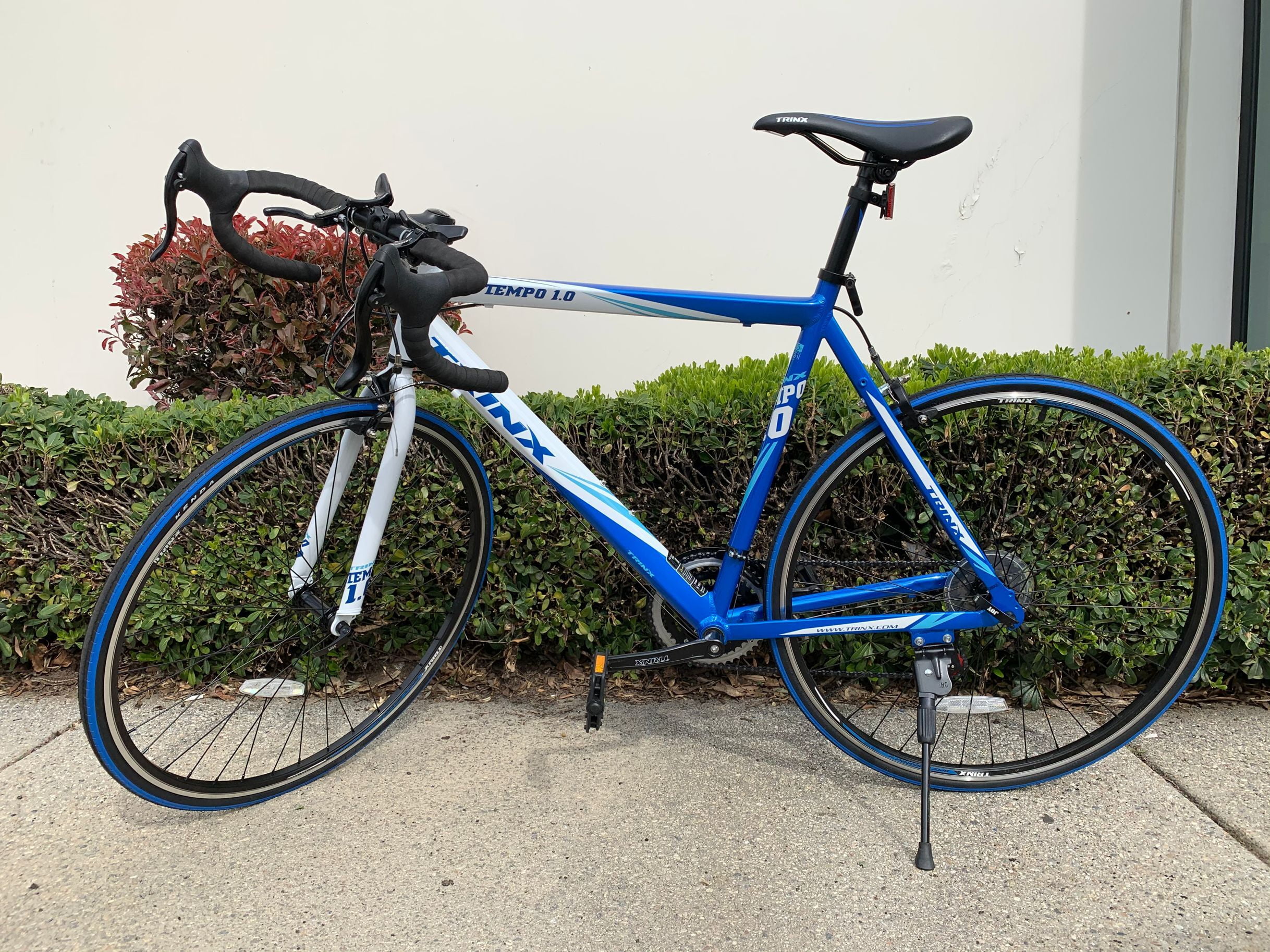 Trinx 700C Road Bike TEMPO1.0 Shimano 21 Speed Racing Bicycle 53cm Blue ...