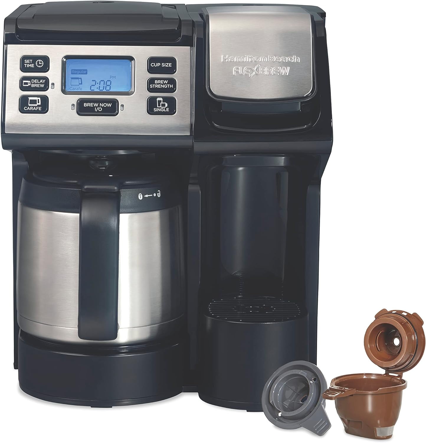 Trio 2-Way Coffee Maker, Compatible with K-Cup Pods or Grounds, Combo ...